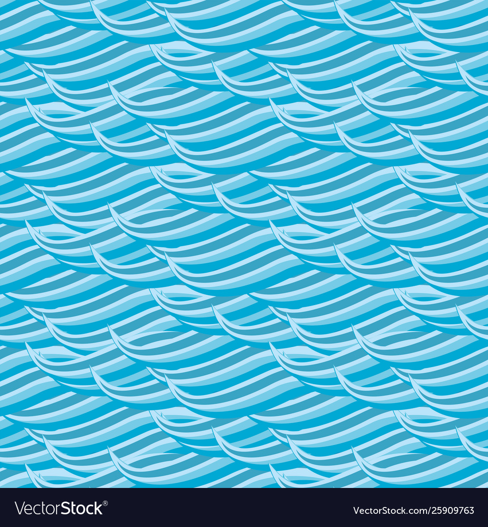 Seamless repeating background from abstract sea Vector Image