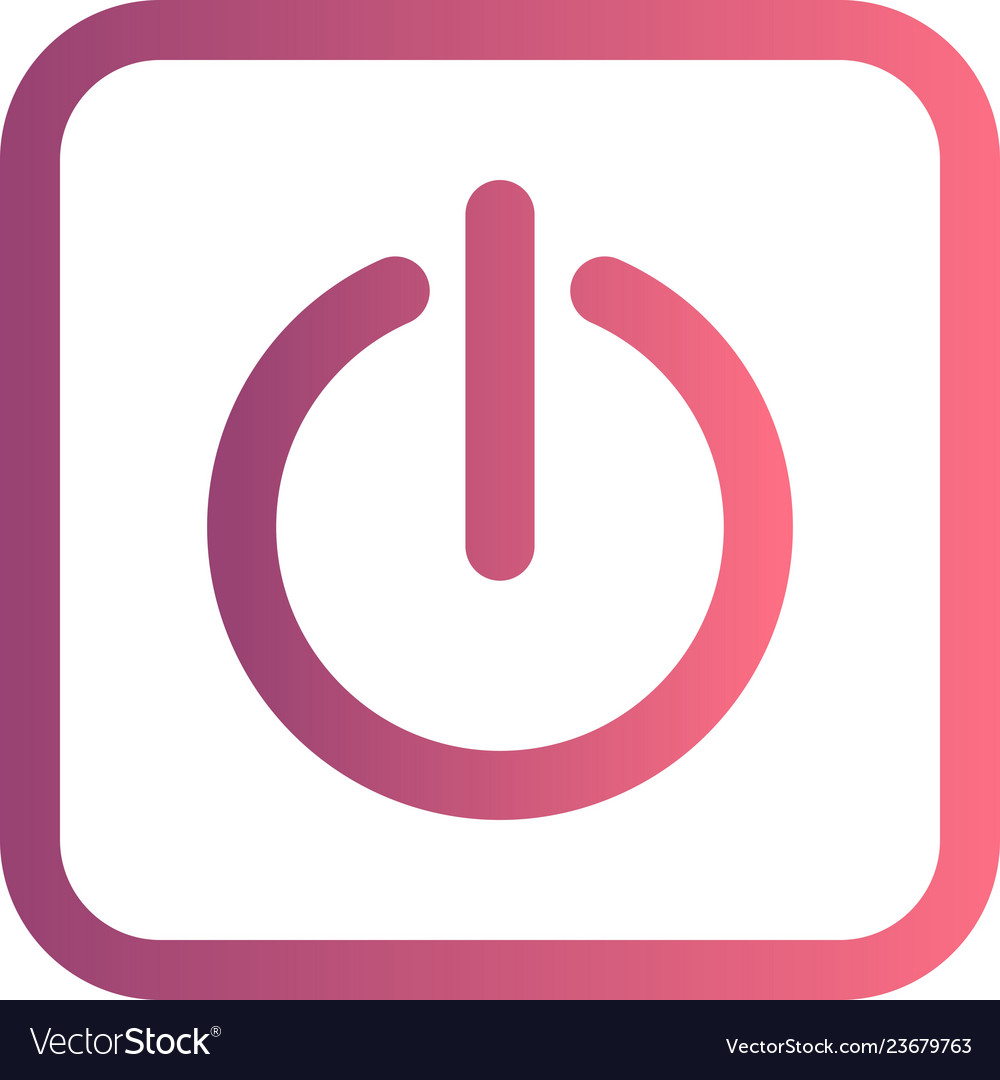 Shutdown icon Royalty Free Vector Image - VectorStock