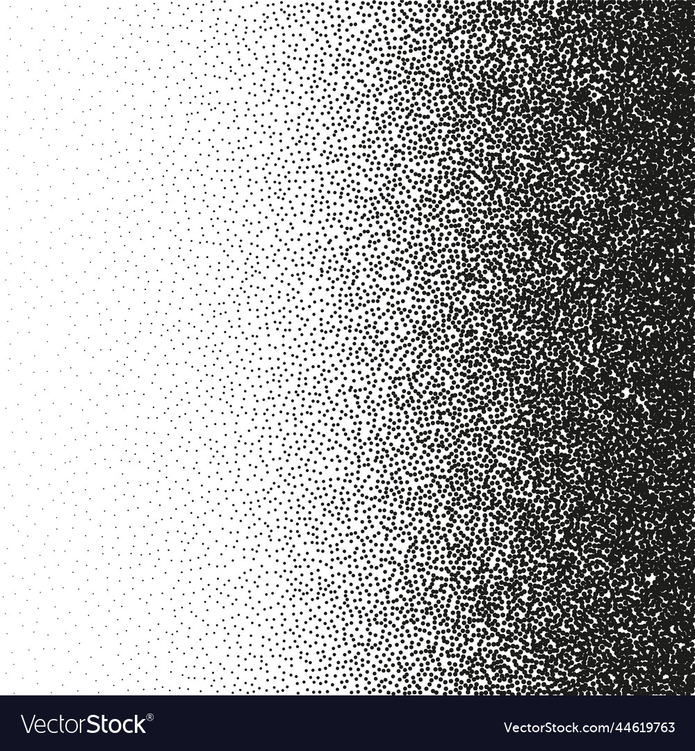 Stipple pattern dotted geometric background Vector Image