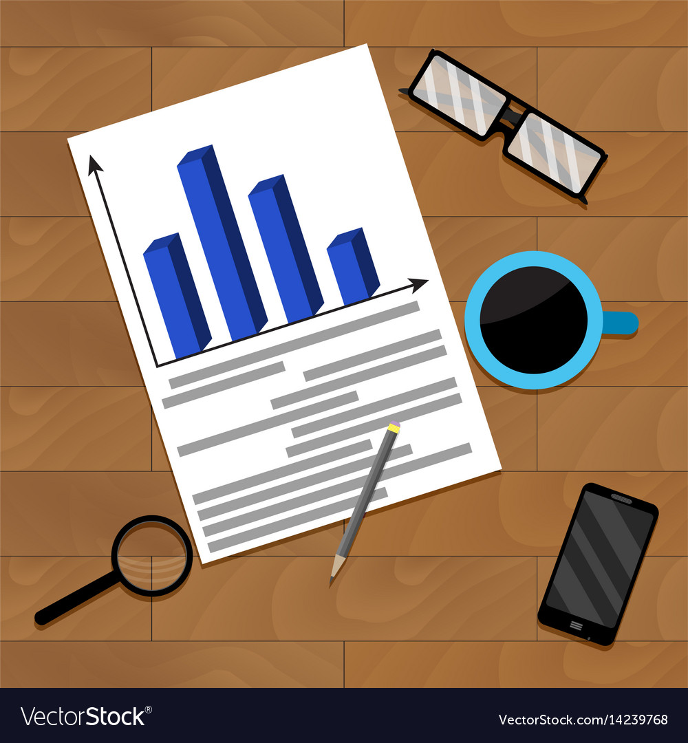 Business financial flowchart Royalty Free Vector Image