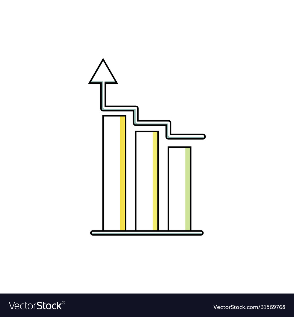 Chart icon Royalty Free Vector Image - VectorStock
