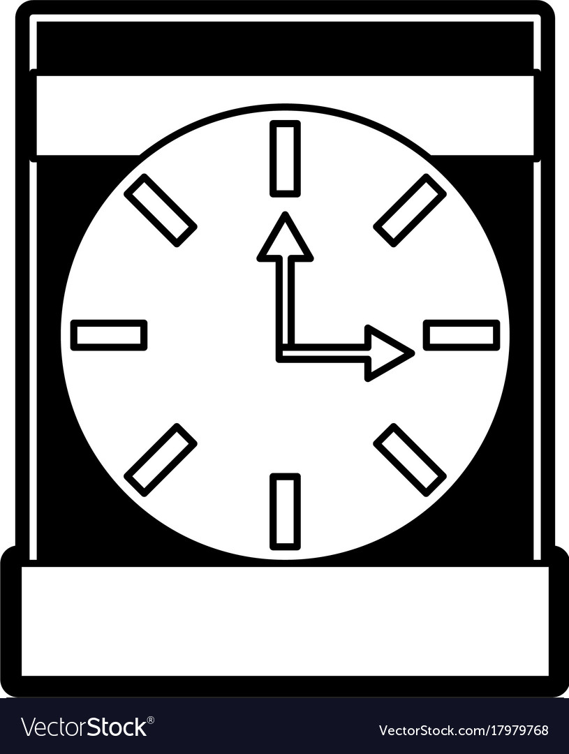 Clock Royalty Free Vector Image - VectorStock