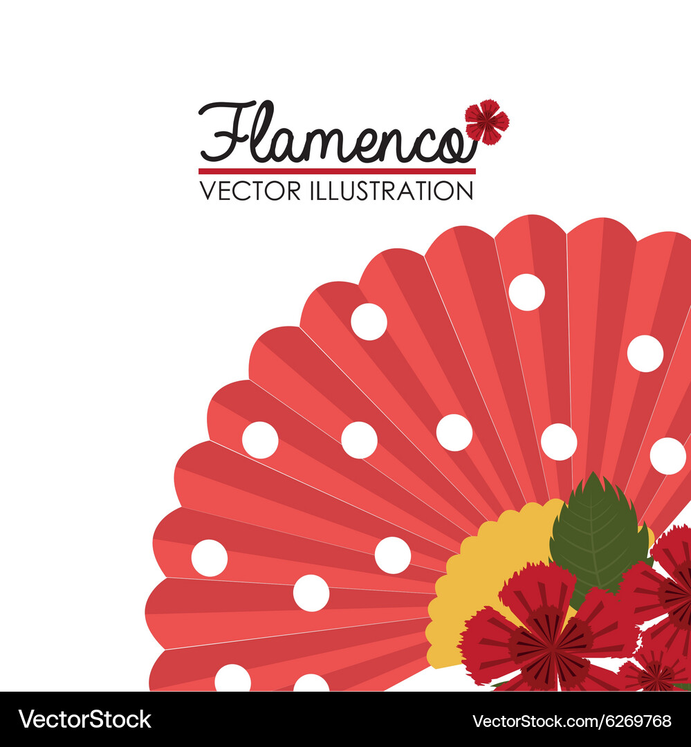 Flamenco culture design Royalty Free Vector Image
