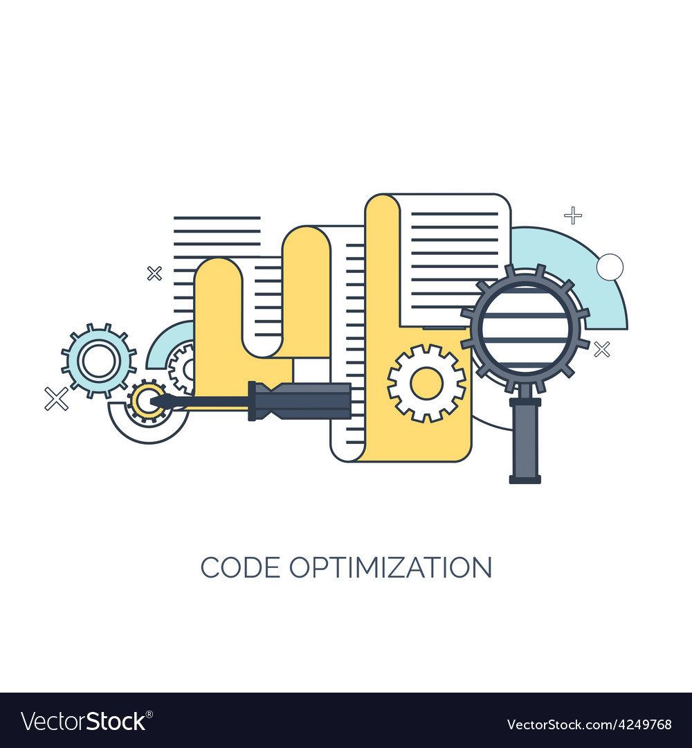 Flat computing background Royalty Free Vector Image