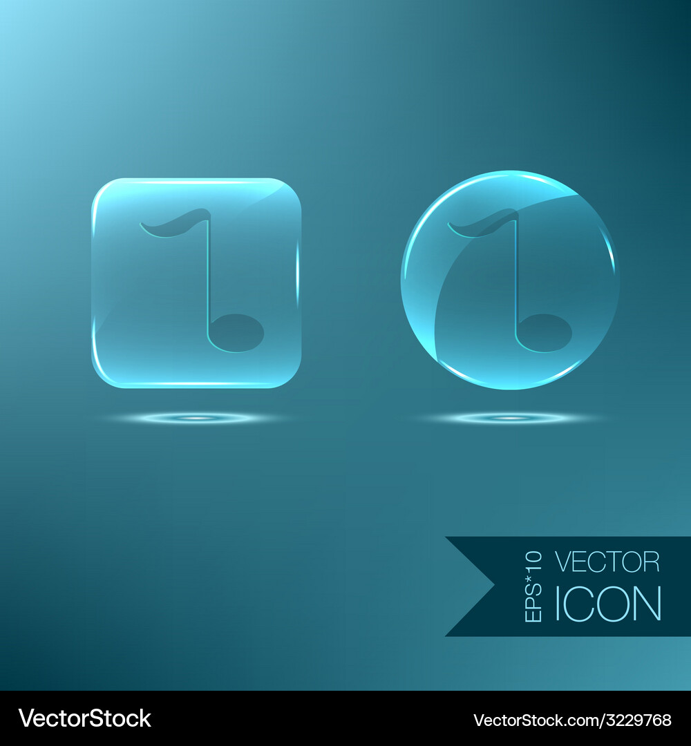 Musical note character singing and the music Vector Image