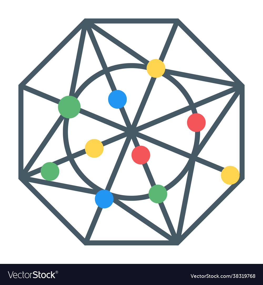 Spider chart Royalty Free Vector Image - VectorStock