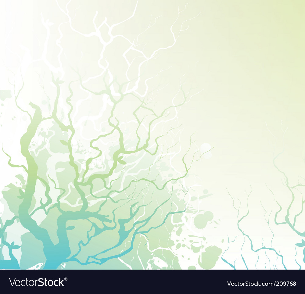 Trees back Royalty Free Vector Image - VectorStock