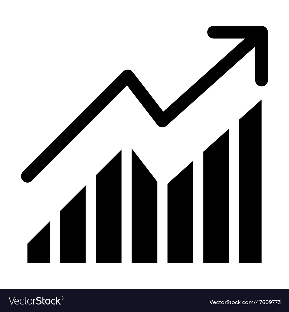 Chart icon Royalty Free Vector Image - VectorStock