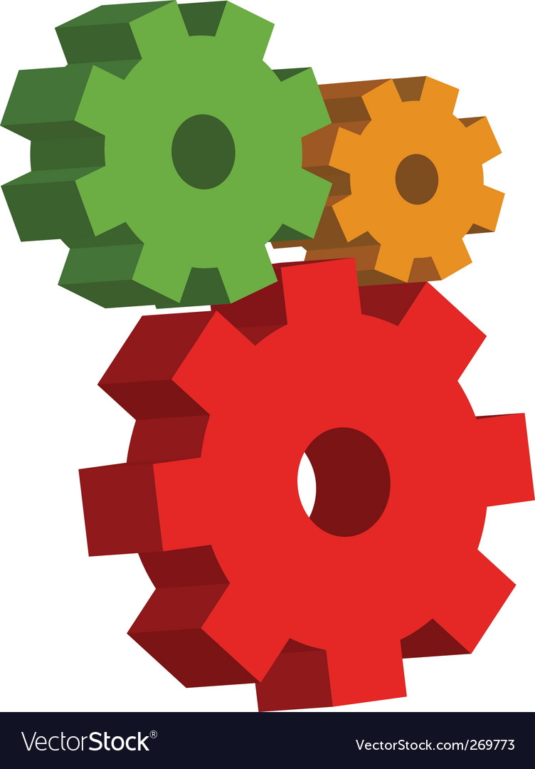 Cogs Royalty Free Vector Image - VectorStock