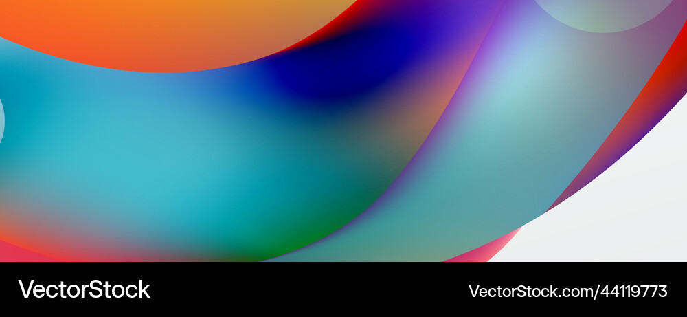 Fluid abstract background liquid color gradients Vector Image