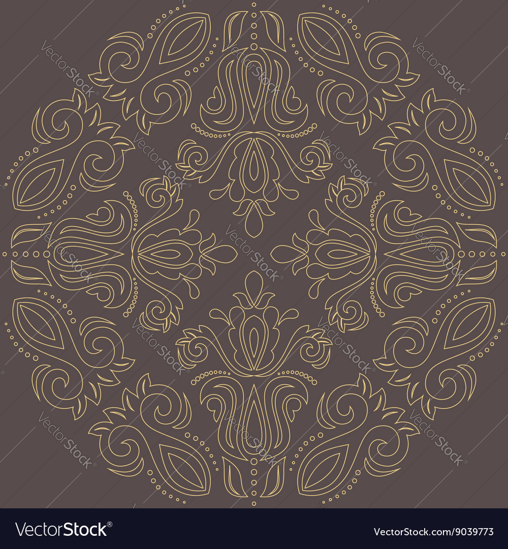 Oriental Abstract Pattern Royalty Free Vector Image