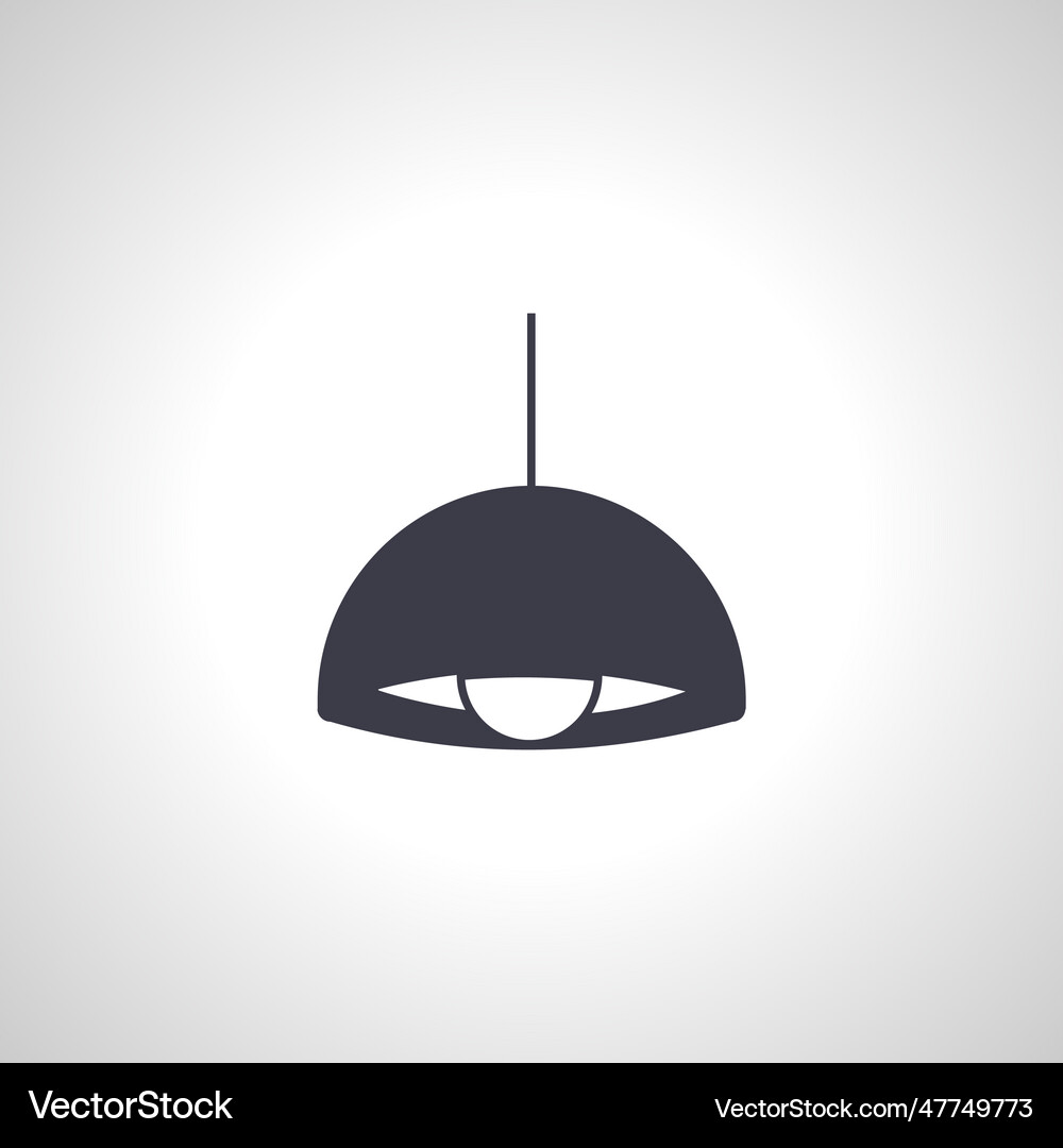 Pendant lamp icon lamp icon Royalty Free Vector Image