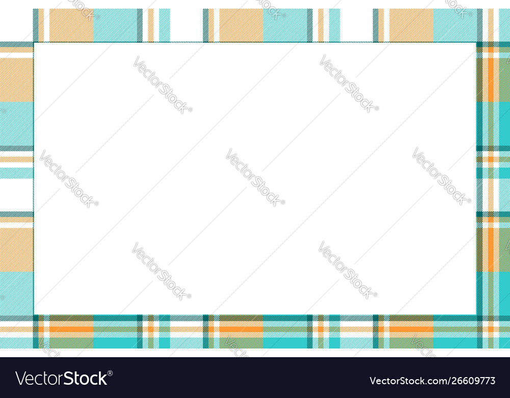 Rectangle borders and frames border pattern Vector Image