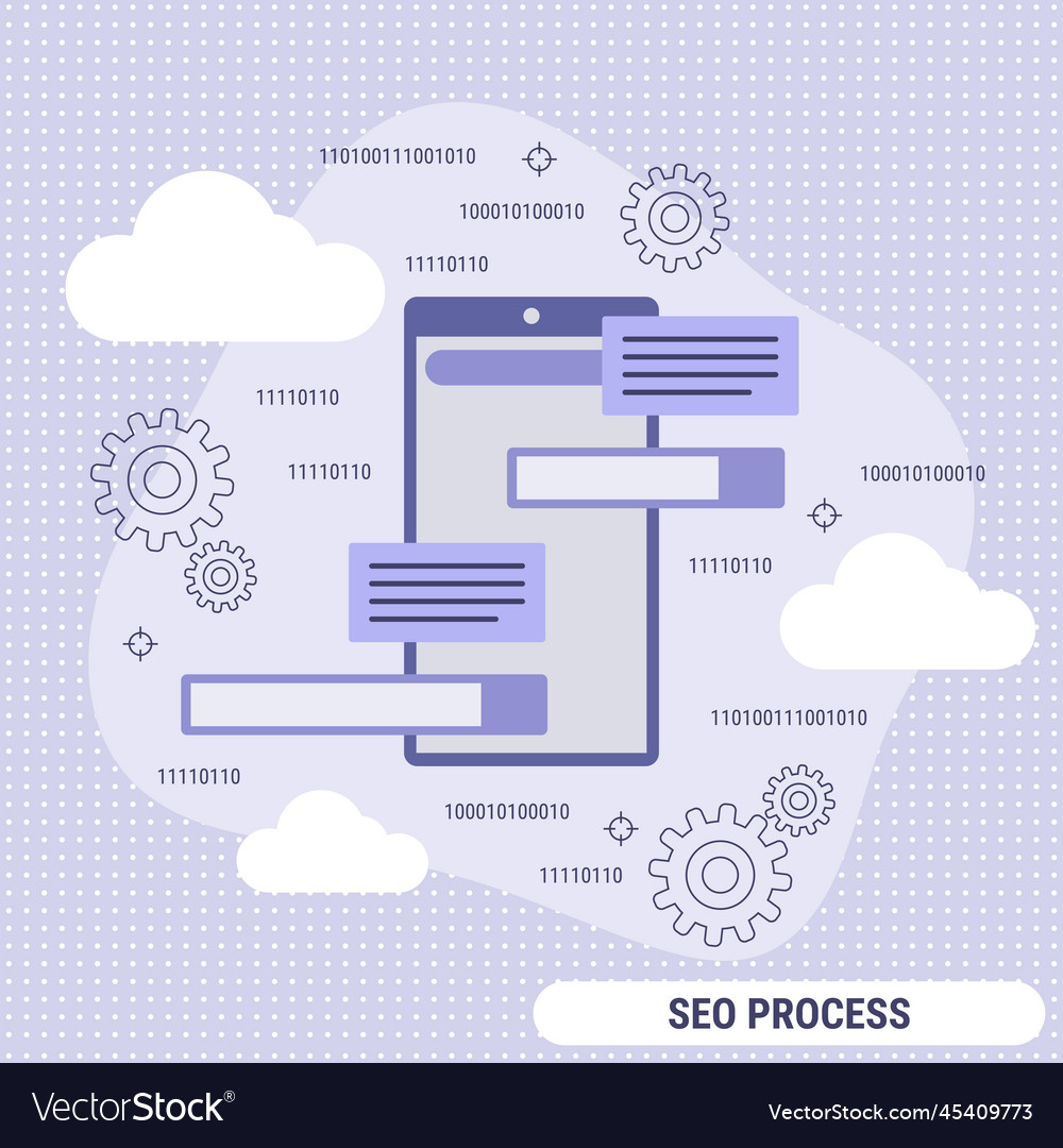 Seo optimization concept Royalty Free Vector Image Seo optimization concept Royalty Free Vector Image