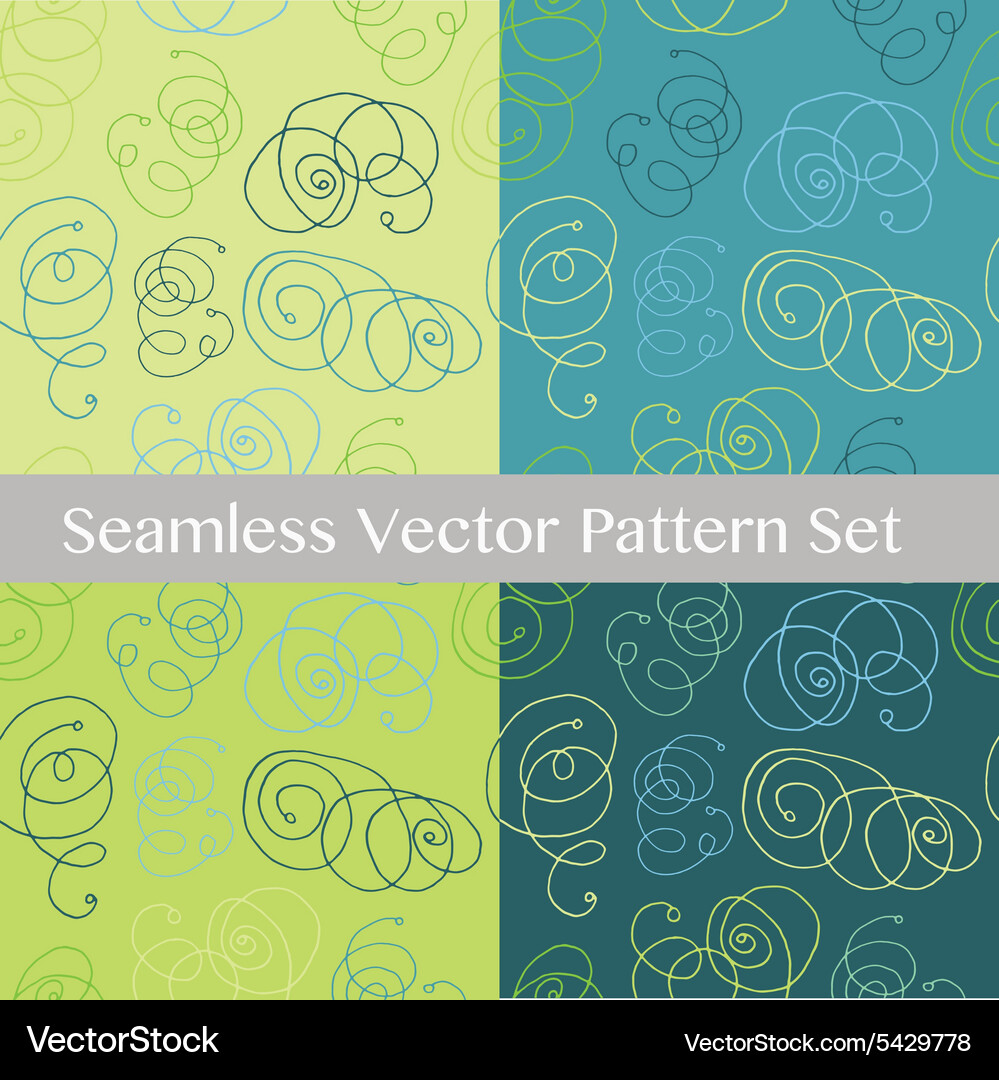 Abstract geometric hand drawn seamless patt Vector Image