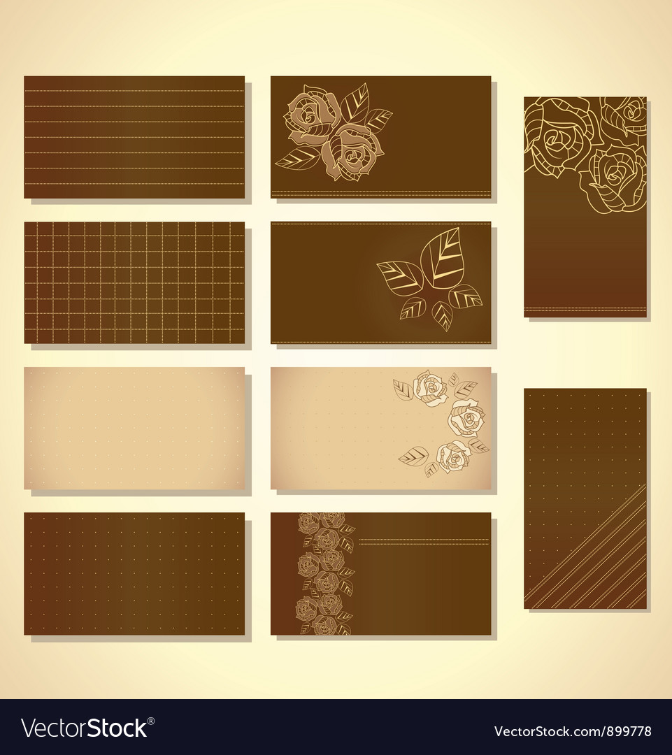 Cards Royalty Free Vector Image - VectorStock