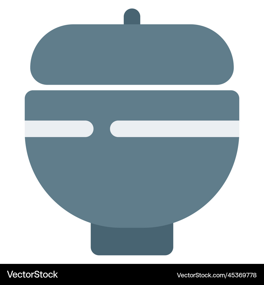 Flavored yummy miso soup covered Royalty Free Vector Image