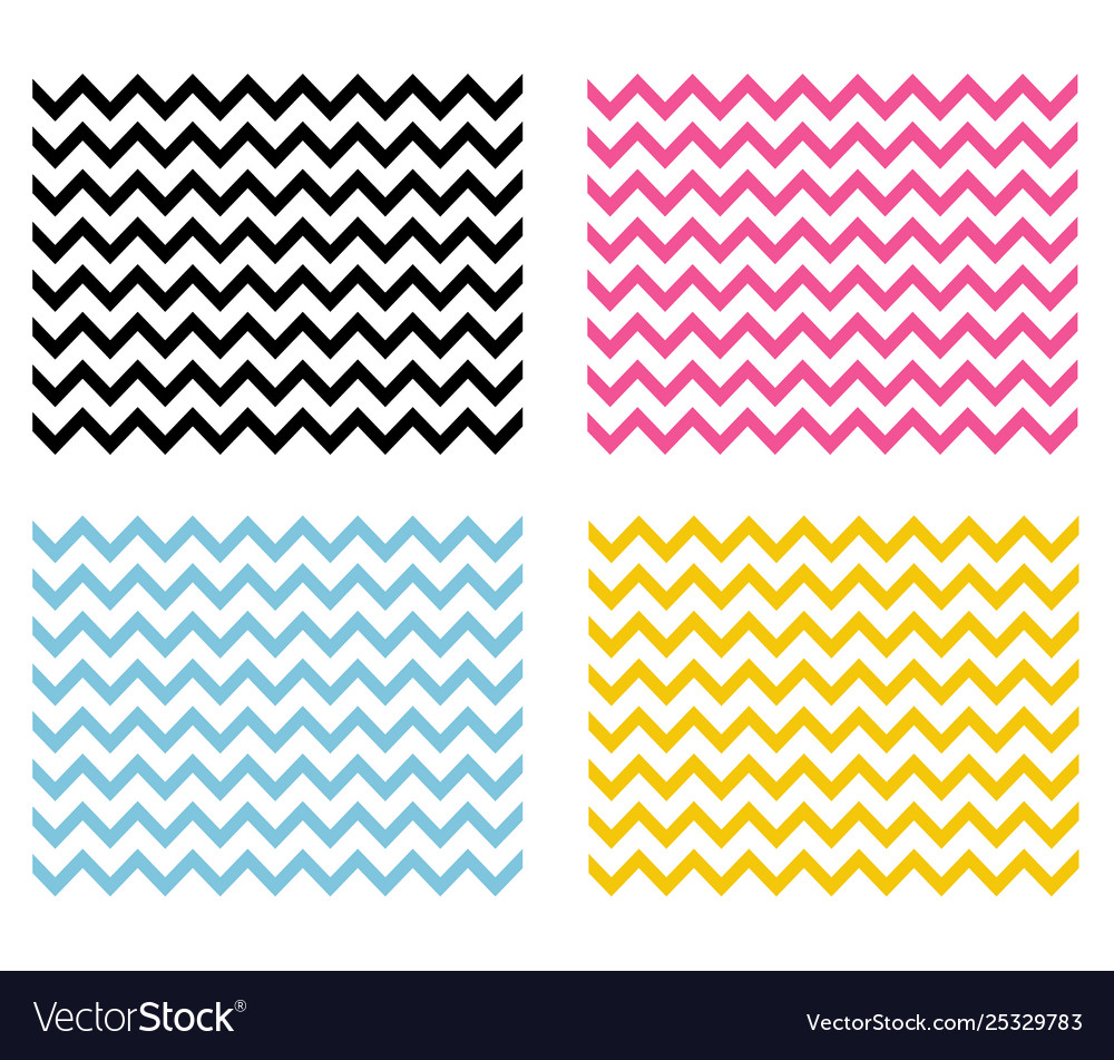 4 chevron seamless patterns background Royalty Free Vector