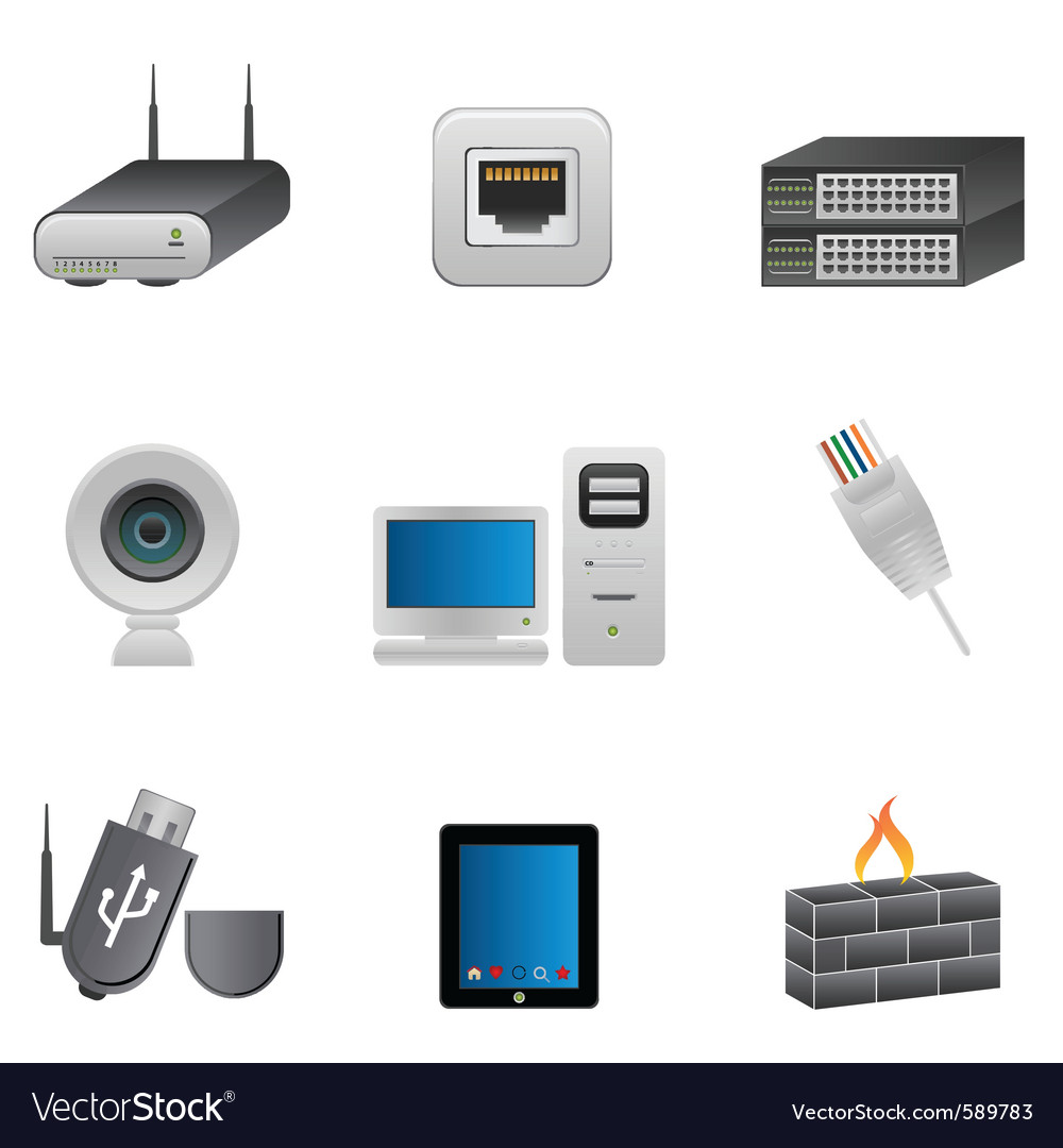 Digital data elements Royalty Free Vector Image