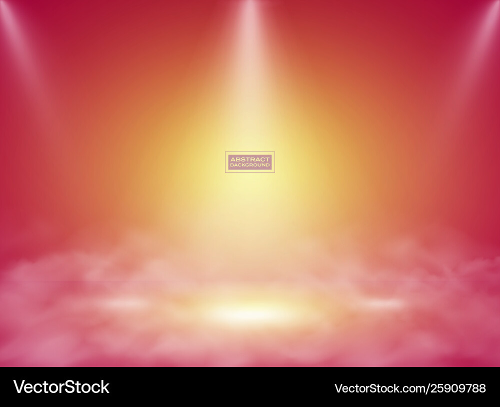 Abstract gradient pink yellow color mock up Vector Image