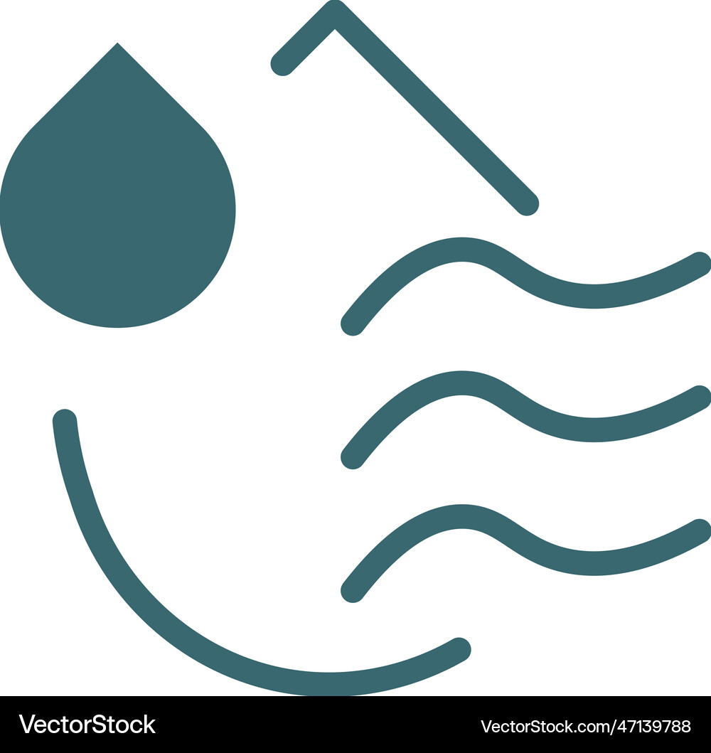 Dry icon filled clean icon from cleaning Vector Image