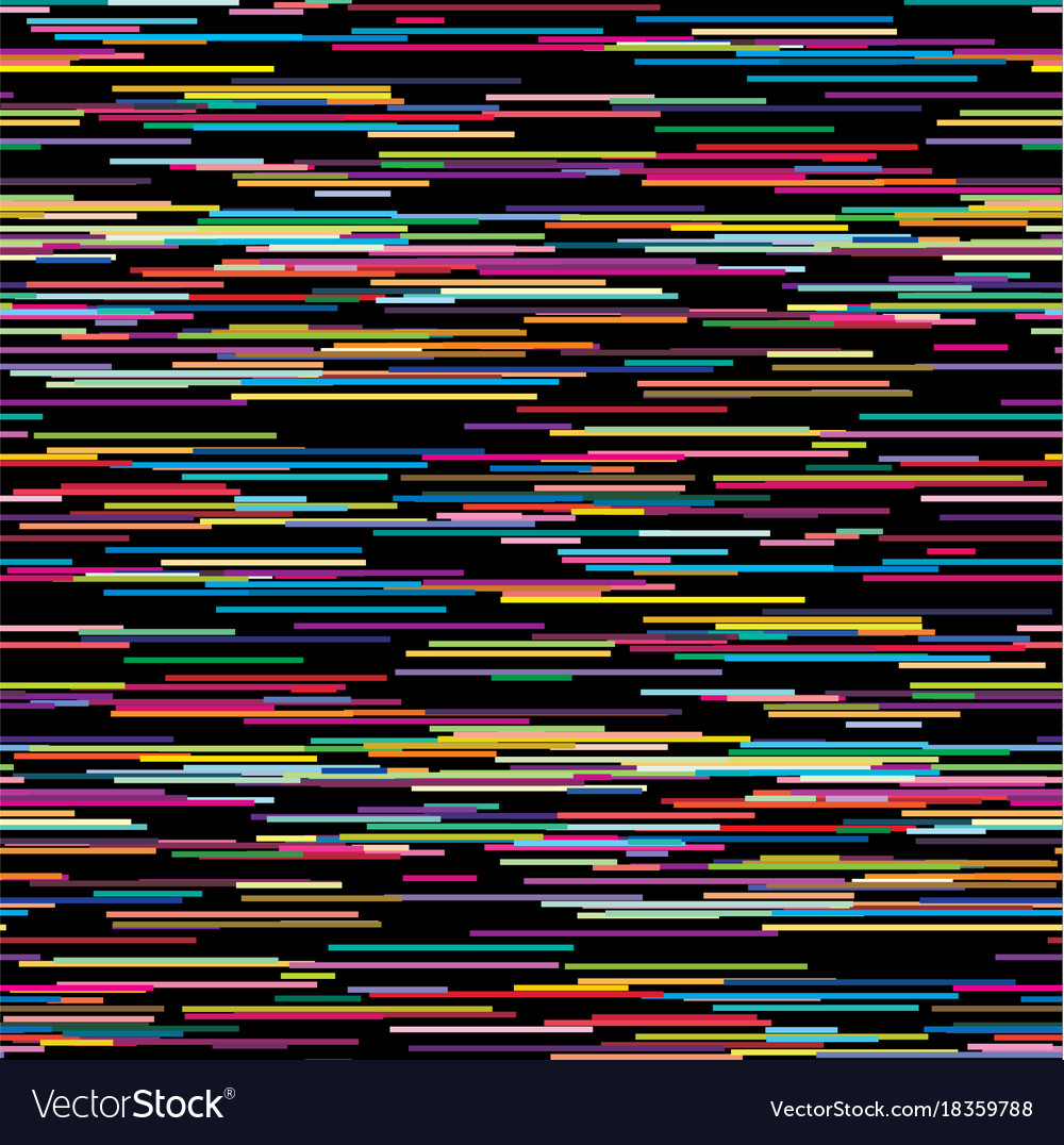 Glitch Geometry Pattern Royalty Free Vector Image