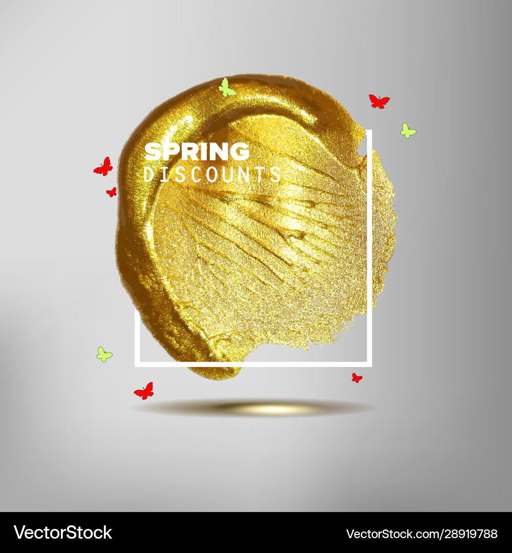 Spring sale off sign Royalty Free Vector Image