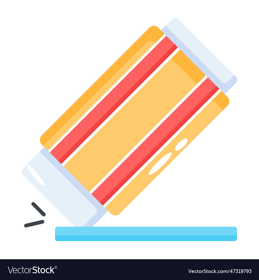 Eraser Royalty Free Vector Image - VectorStock