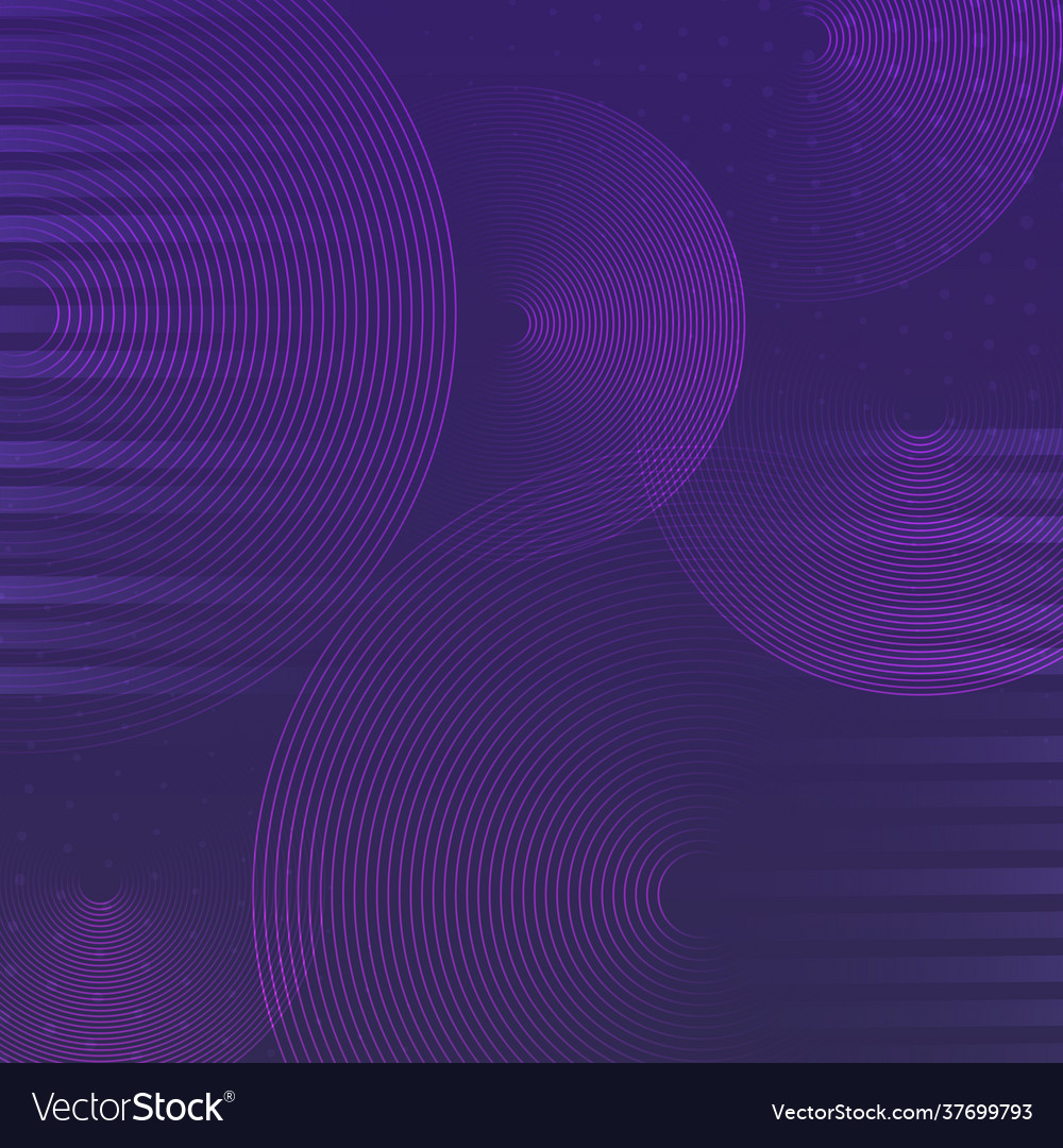 Purple circle pattern background Royalty Free Vector Image