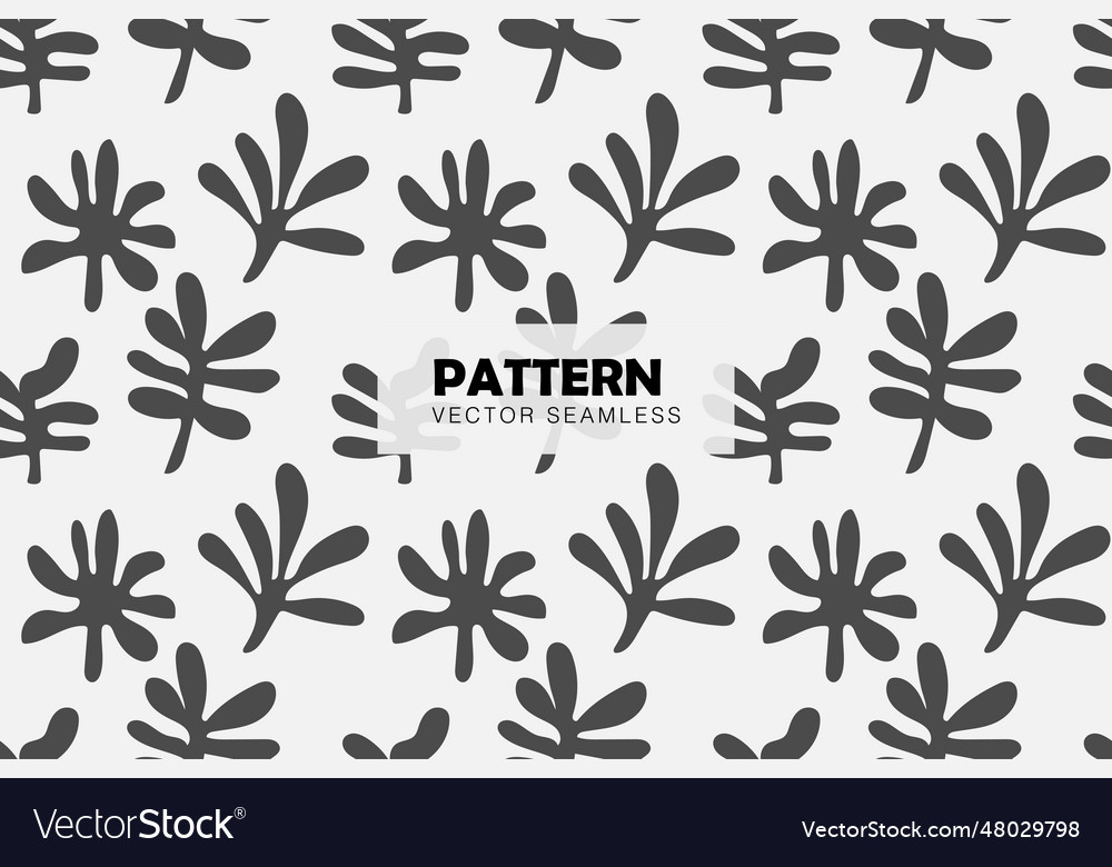 Leaf organic abstract pattern Royalty Free Vector Image
