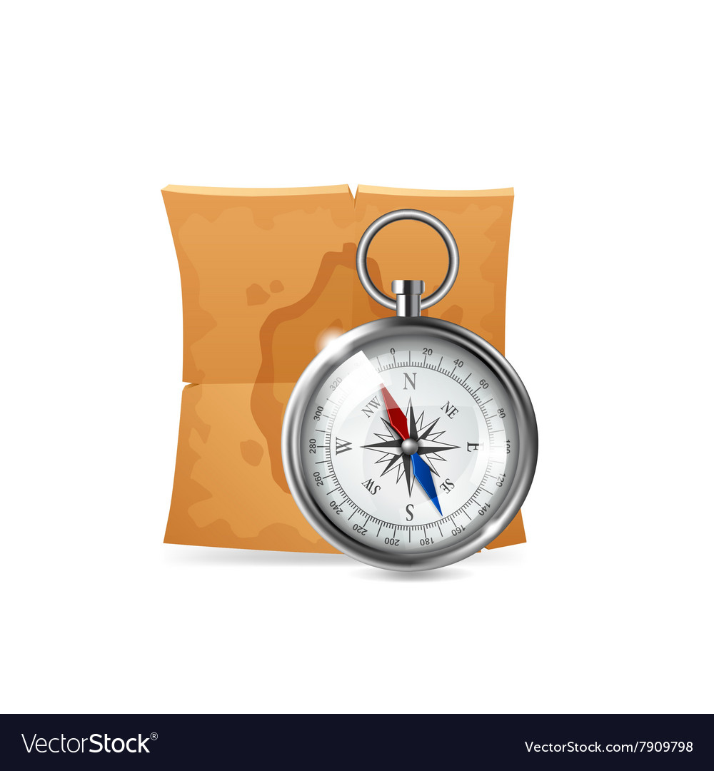 Map isolated Royalty Free Vector Image - VectorStock