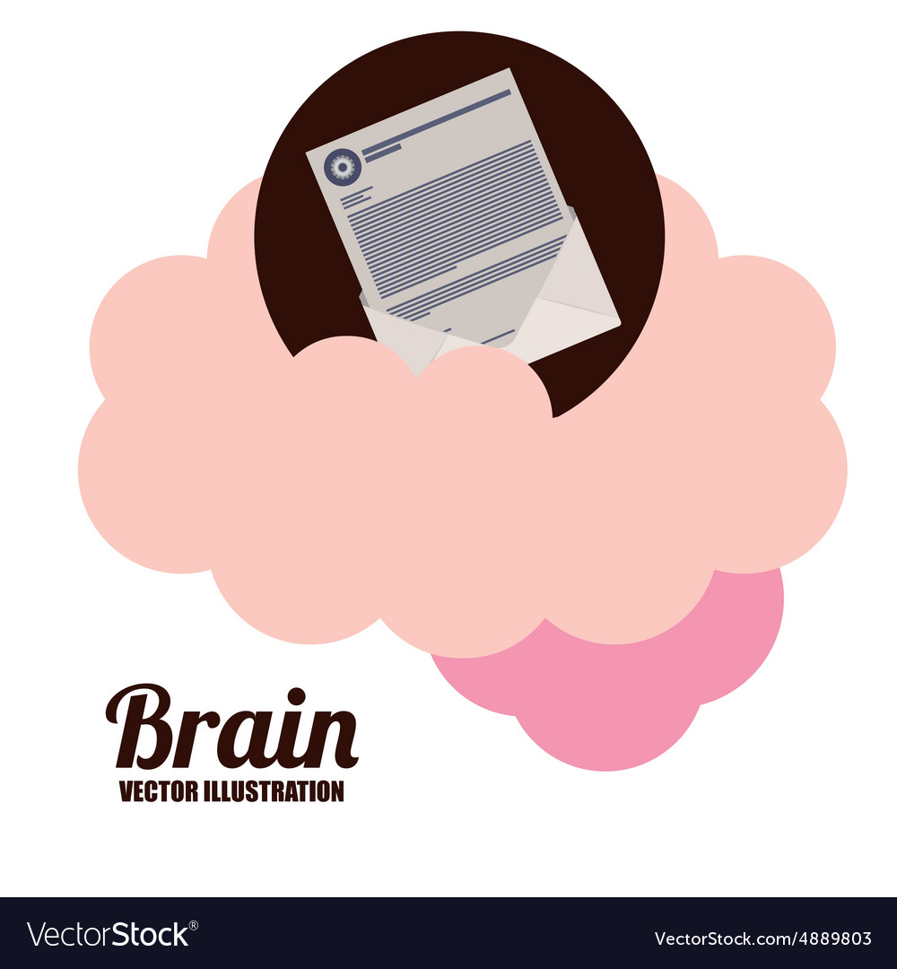 Brain design Royalty Free Vector Image - VectorStock
