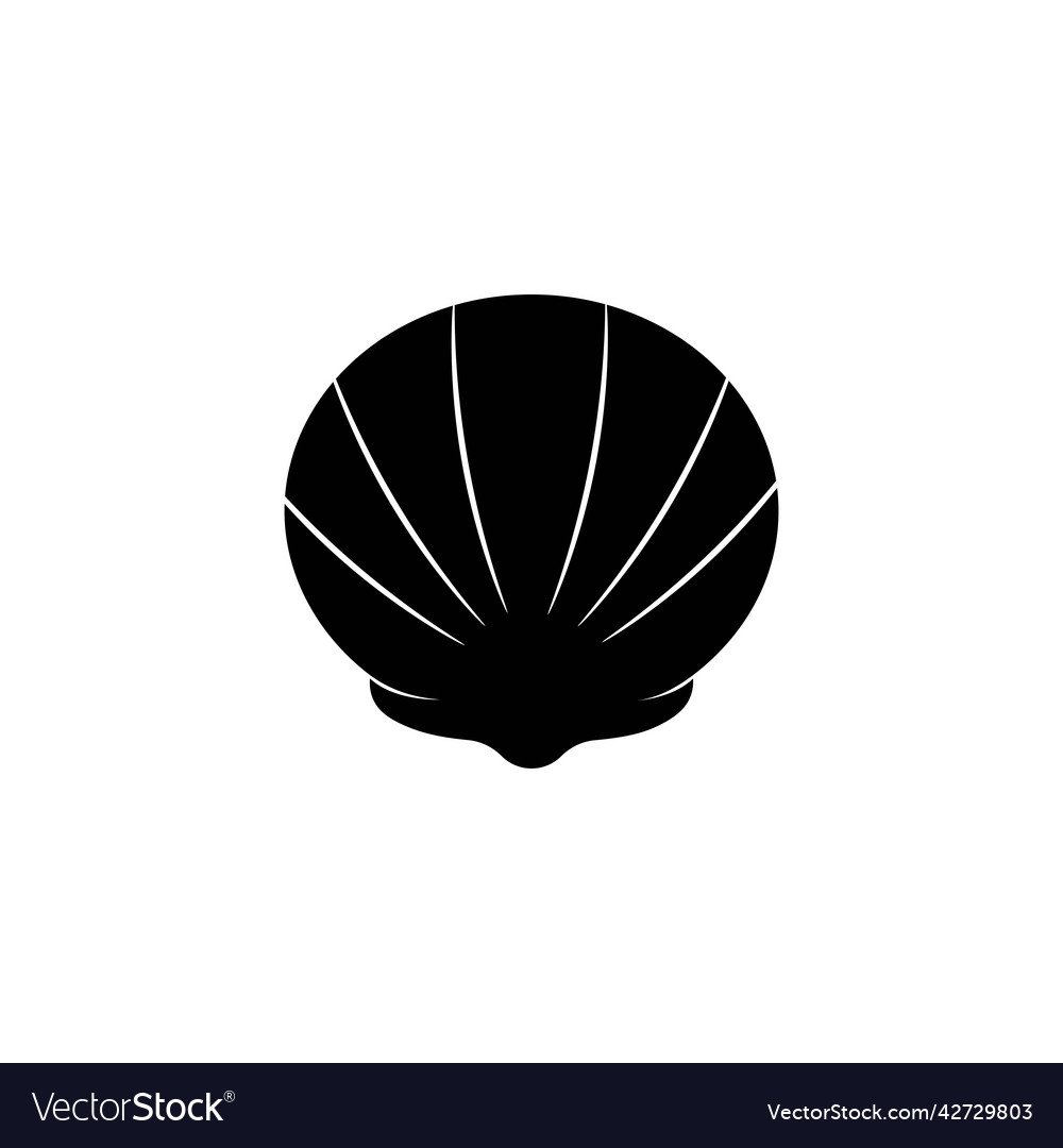Shell icon logo template Royalty Free Vector Image