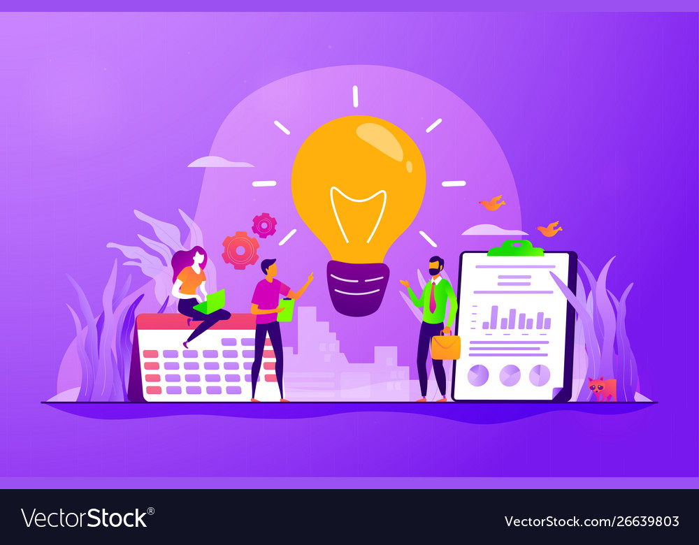 Vision statement concept Royalty Free Vector Image