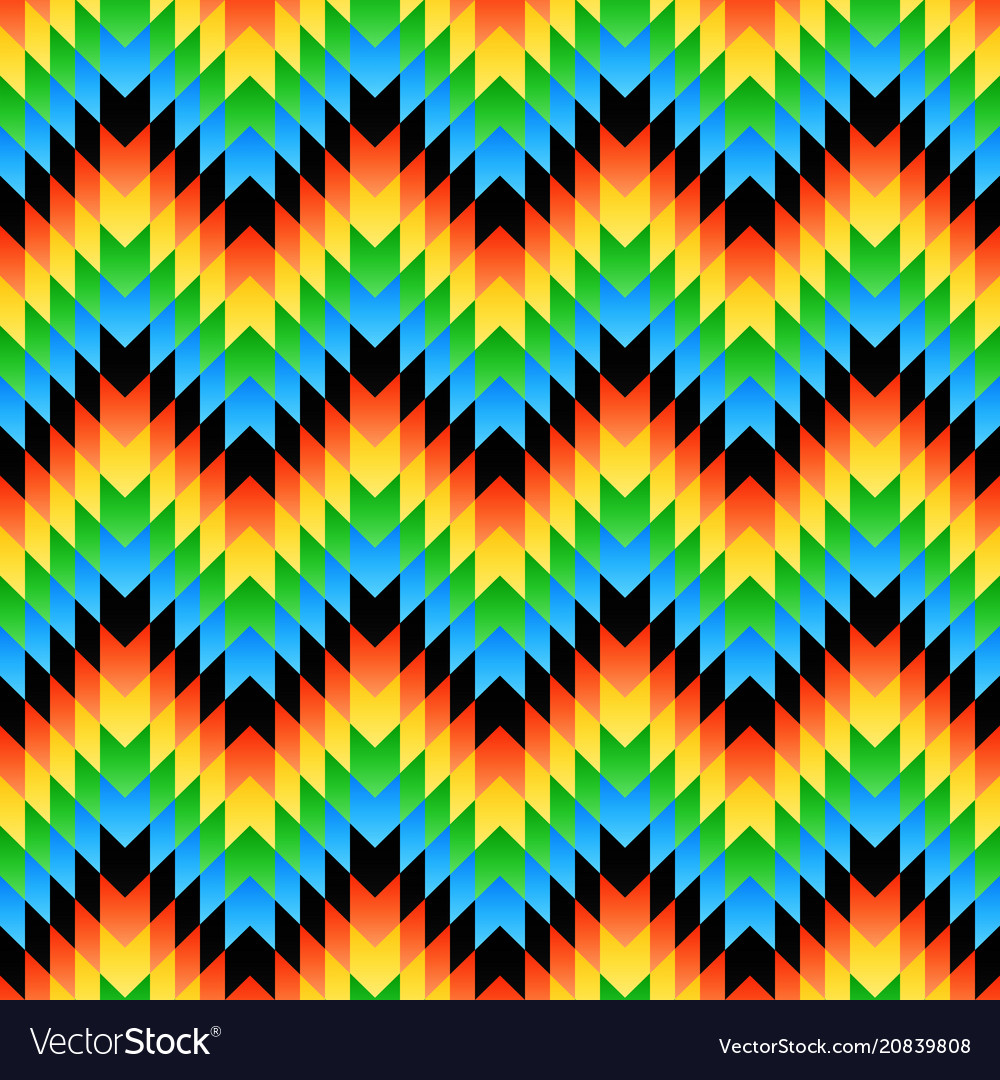 Aztec seamless pattern Royalty Free Vector Image