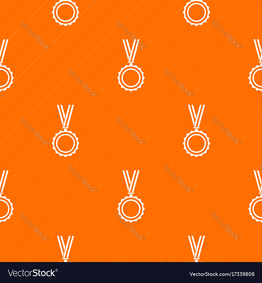 Medal pattern seamless Royalty Free Vector Image