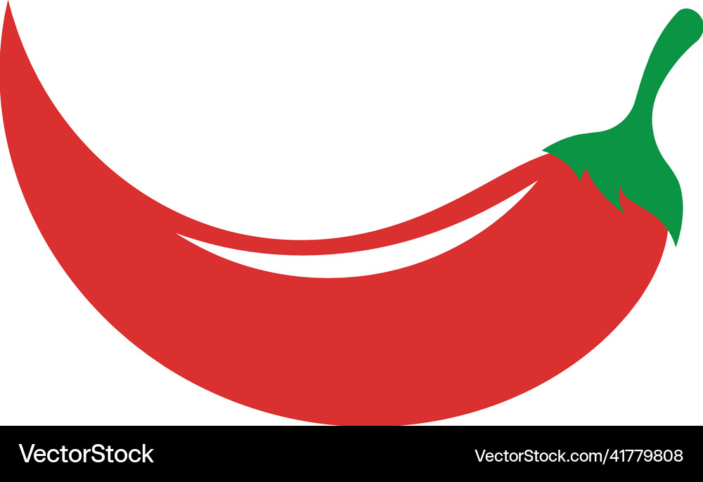 Set of red chili Royalty Free Vector Image - VectorStock