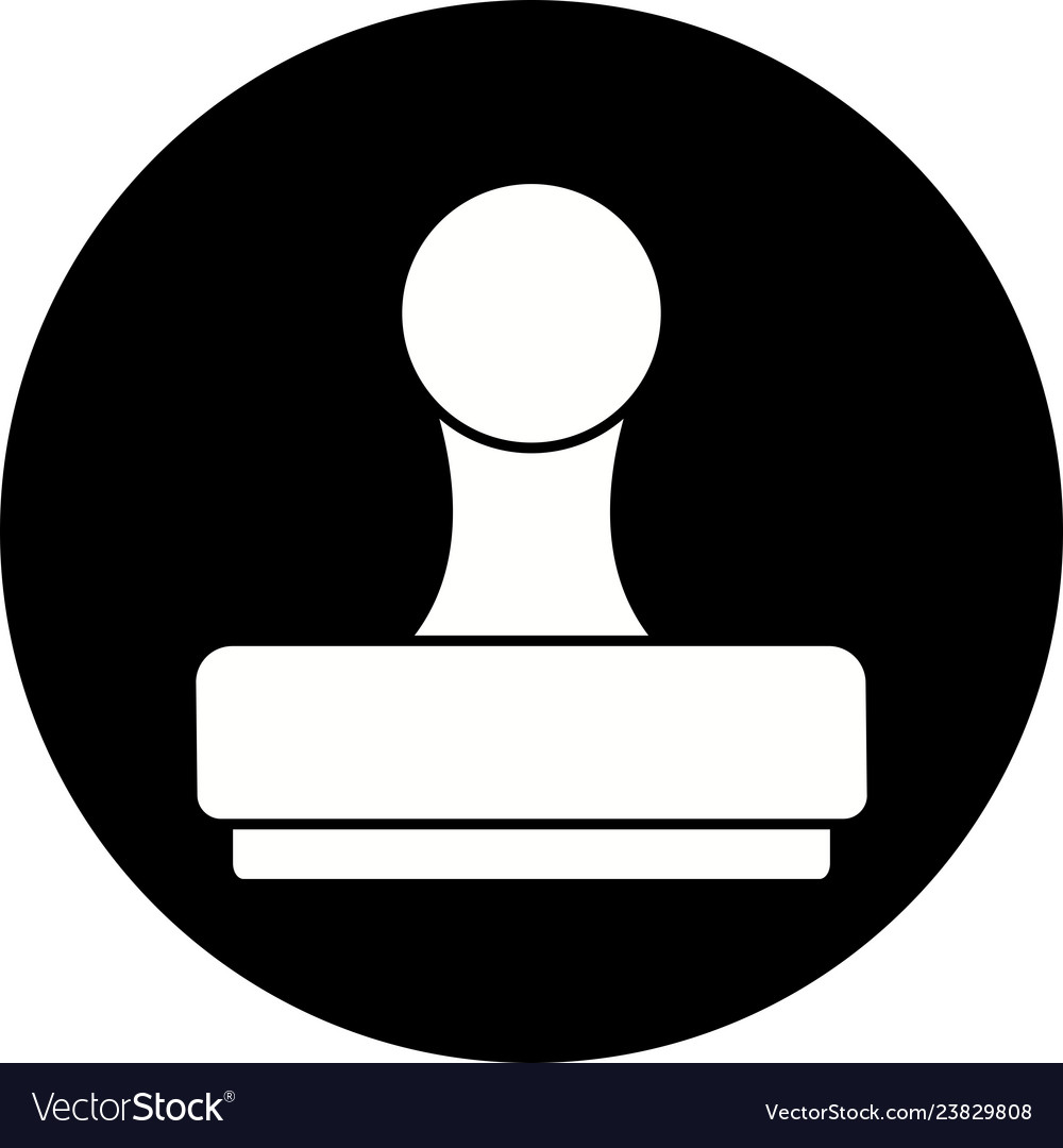Stamp icon Royalty Free Vector Image - VectorStock