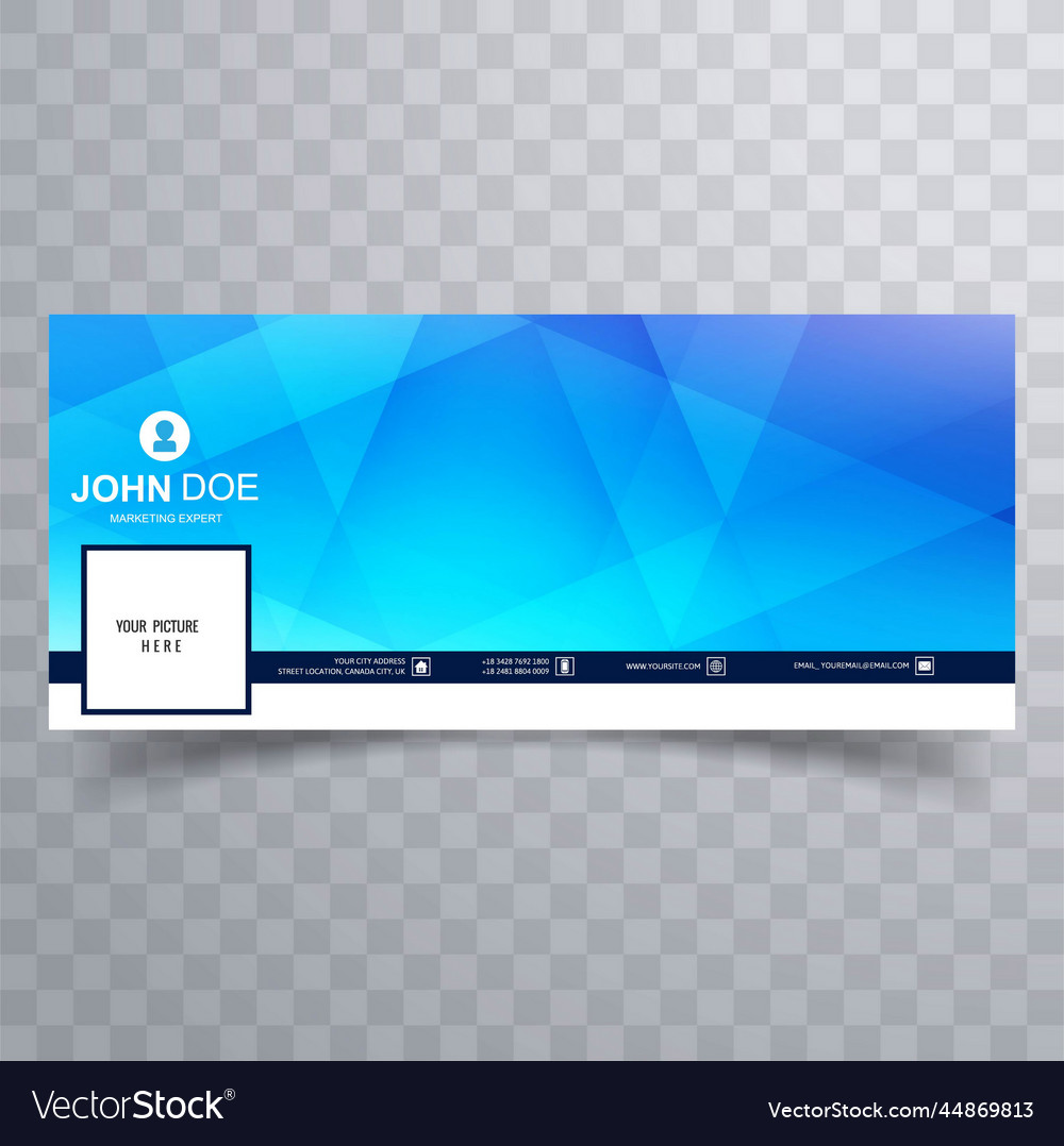 Abstract facebook template background Royalty Free Vector