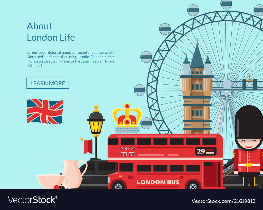 Cartoon london sights Royalty Free Vector Image Cartoon london sights Royalty Free Vector Image