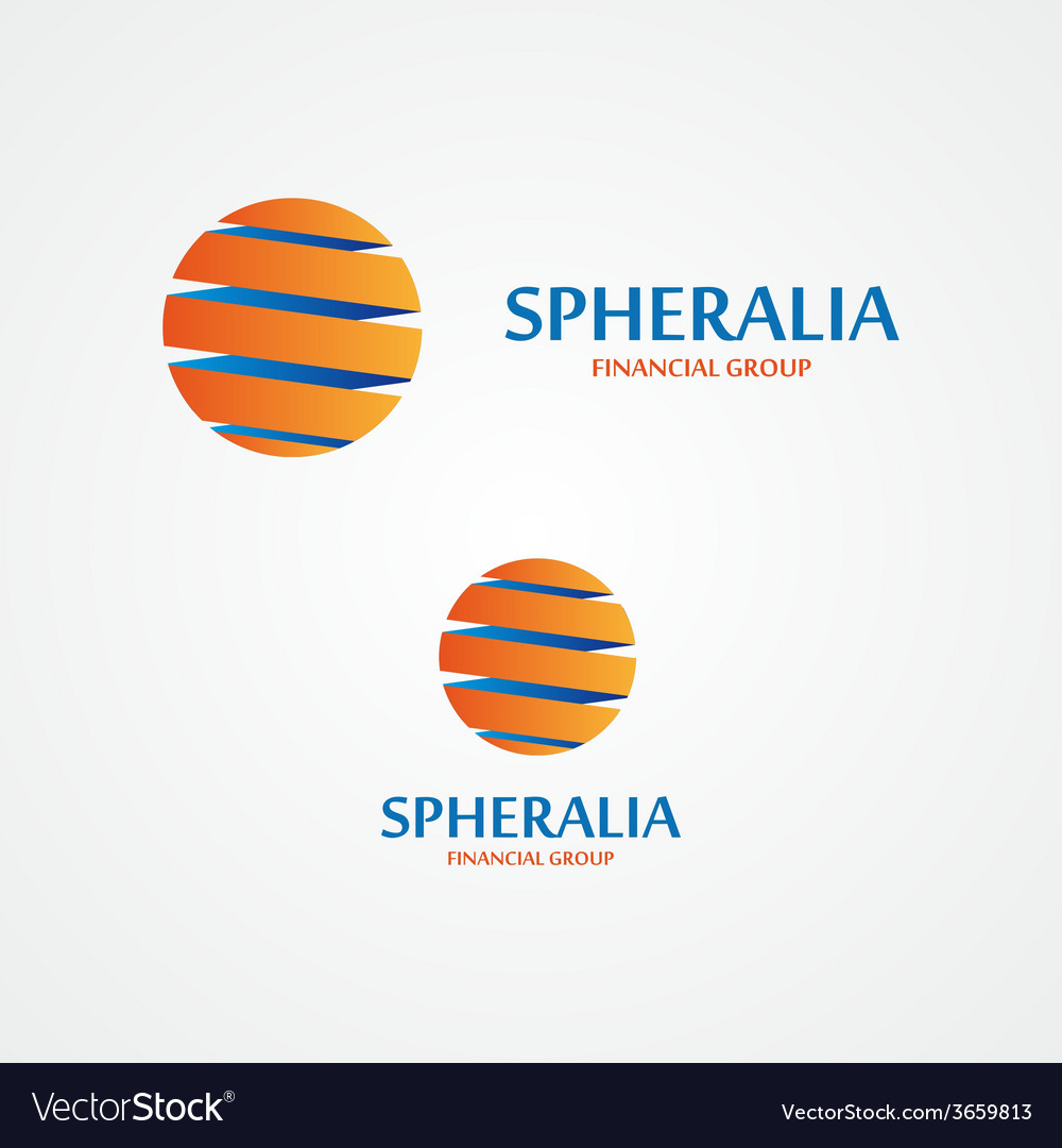 Sphere logo Royalty Free Vector Image - VectorStock