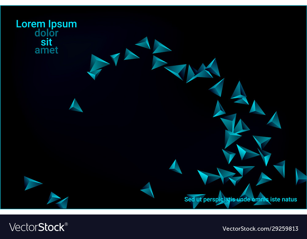 Triangular background Royalty Free Vector Image