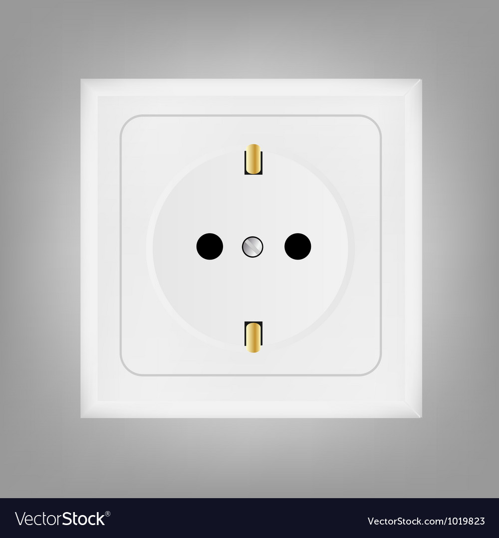 Electrical outlet Royalty Free Vector Image - VectorStock