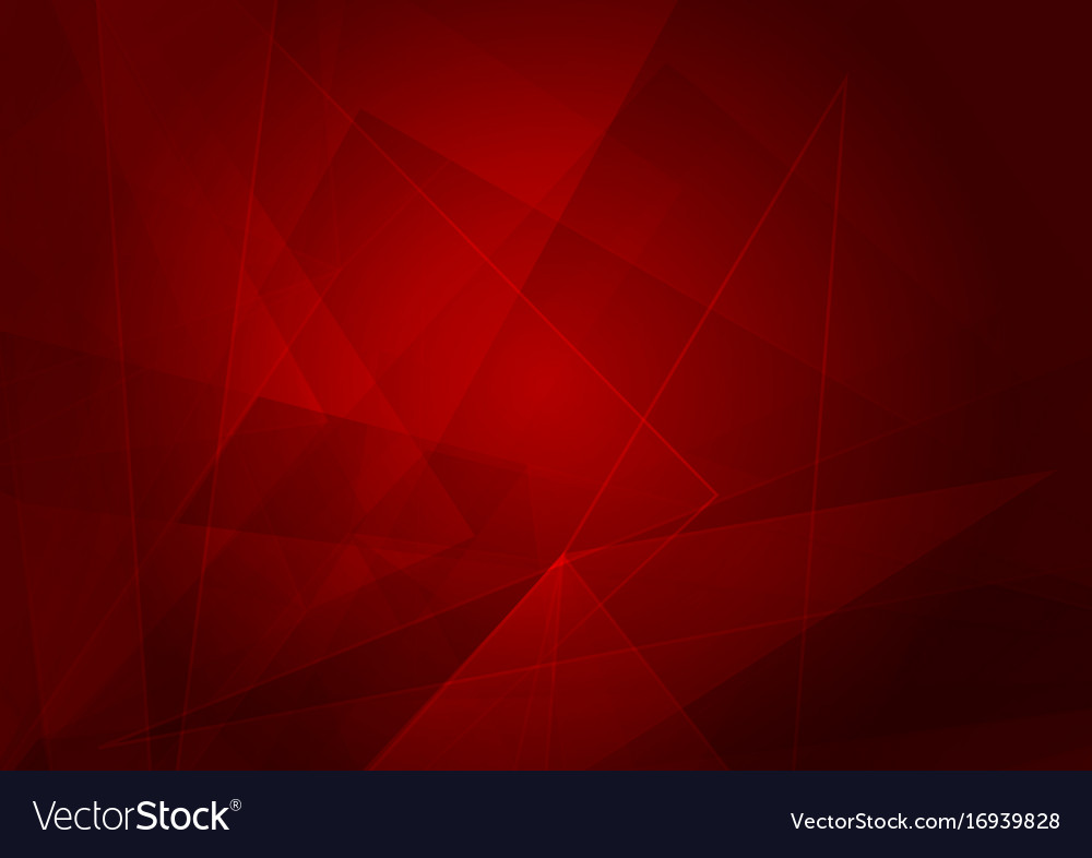 Abstract red background with shape Royalty Free Vector Image
