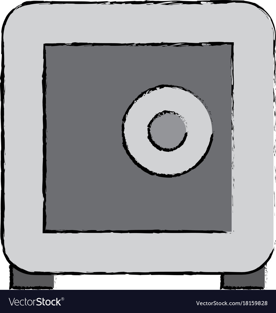 Safe box security icon Royalty Free Vector Image