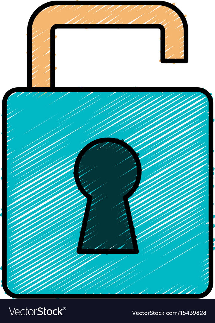 Security lock locked Royalty Free Vector Image