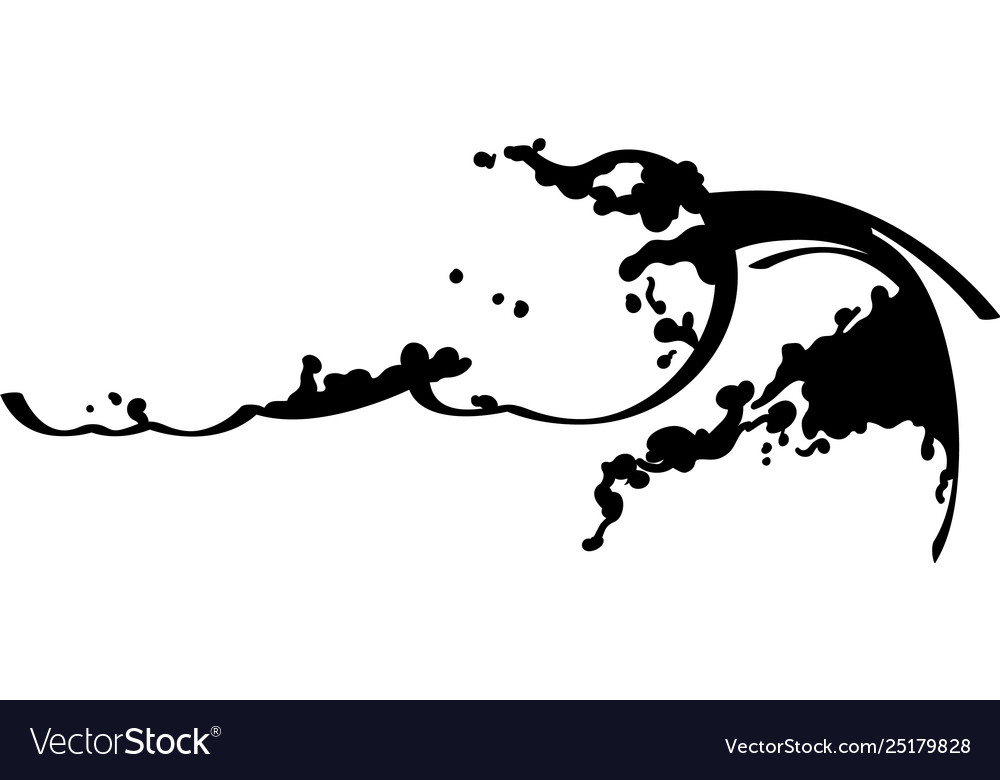 Waves eps Royalty Free Vector Image - VectorStock