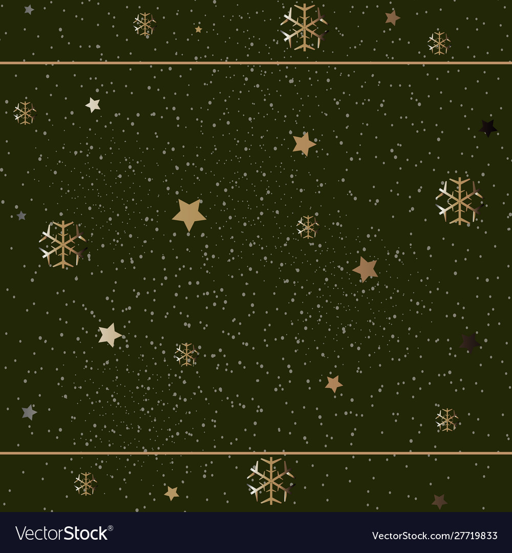 Pattern with golden elements Royalty Free Vector Image