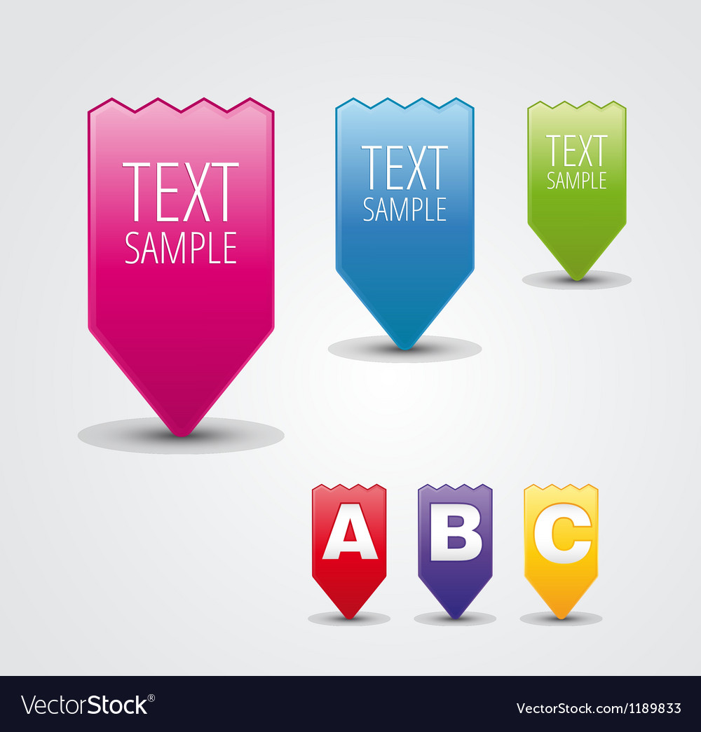 Pointers Royalty Free Vector Image - VectorStock