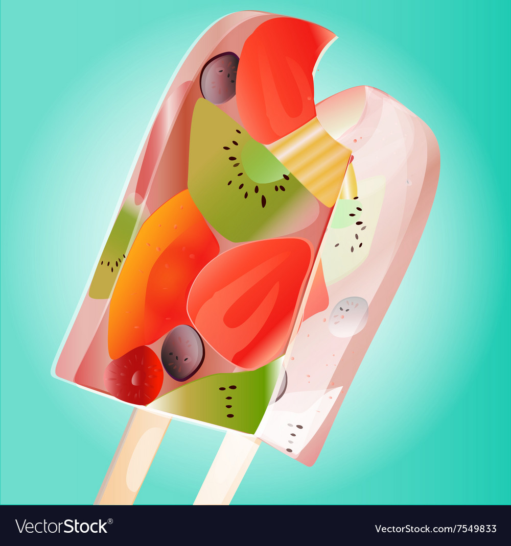 Popsicles Royalty Free Vector Image - VectorStock